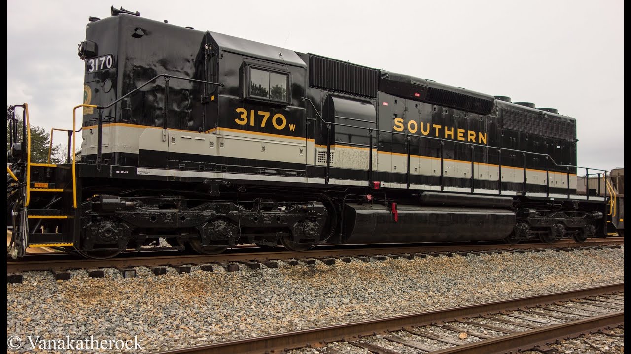 NS 3170 "Southern" idles in McDonough, GA - YouTube