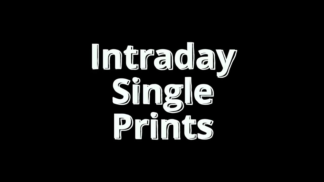 Intraday Single Prints: Market Profile Edge #Trading #MarketProfile # ...