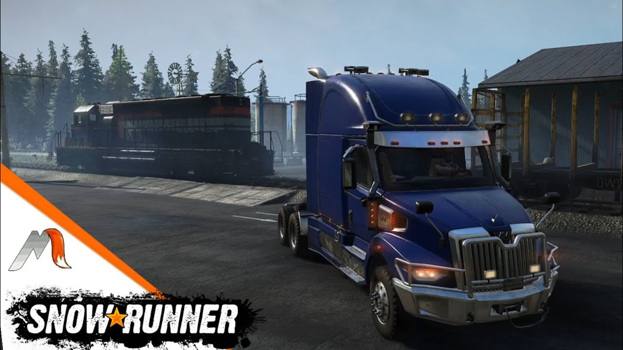 Pulling Train - Snowrunner - YouTube
