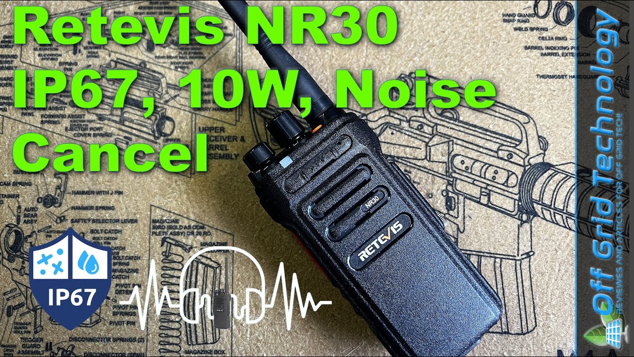 Retevis NR30 GMRS Watt Radio w/ IP67 and Noise Reduction Review ...