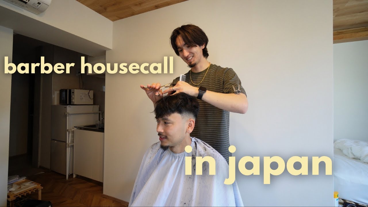 Cutting hair in Japan! A day in the life - YouTube