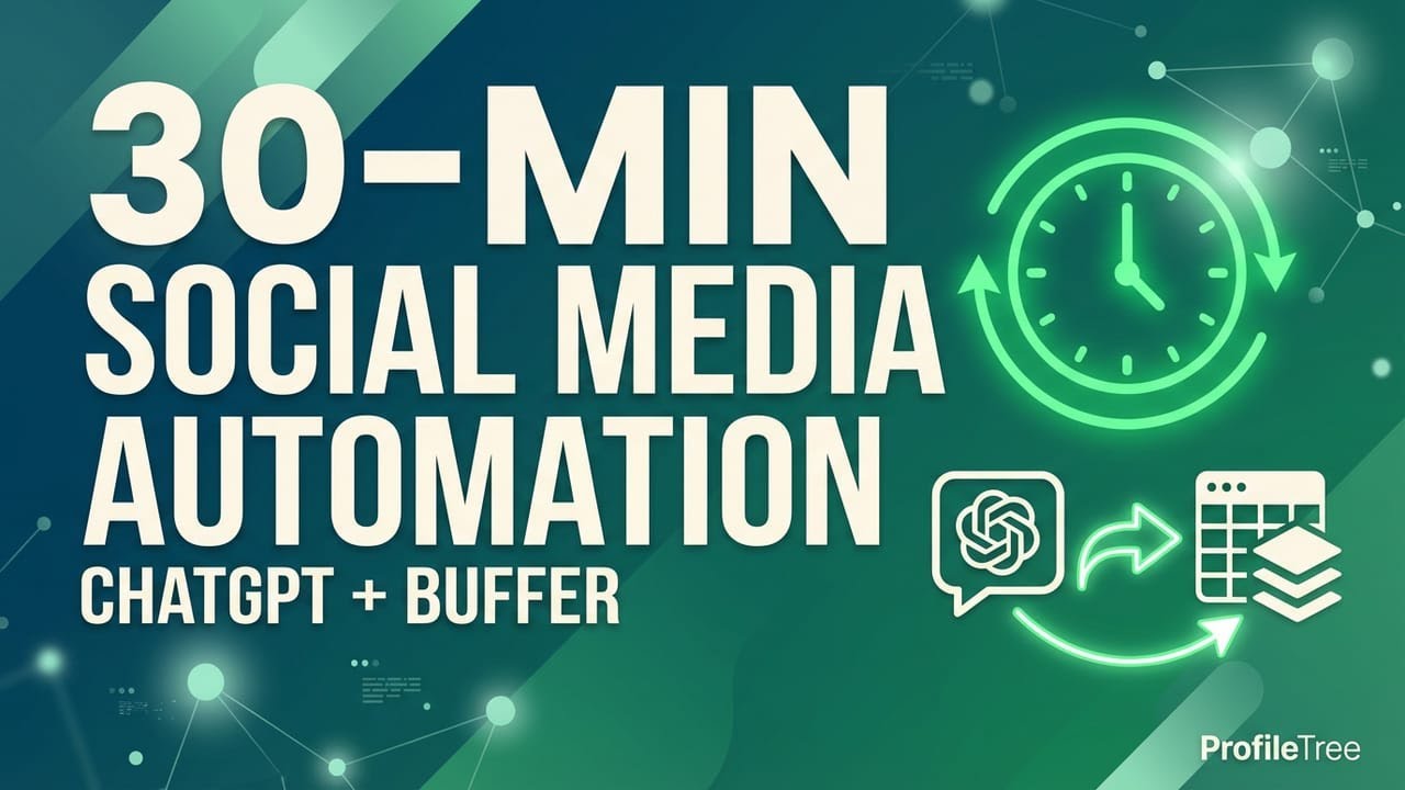 Automate Social Media Posts in 30 Minutes Using ChatGPT & Buffer - YouTube