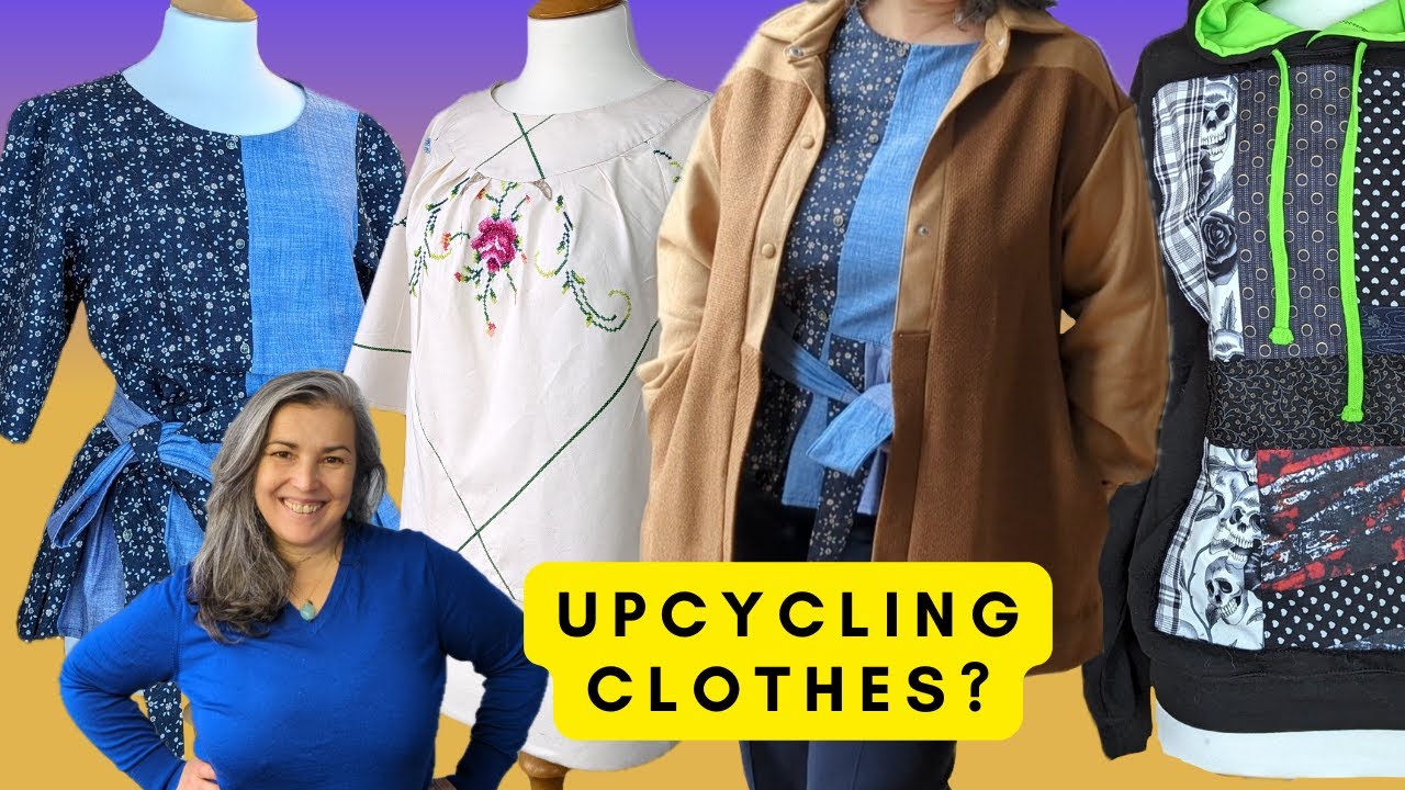 5 Reasons for upcycling your own clothes (My latests upcycles) - YouTube