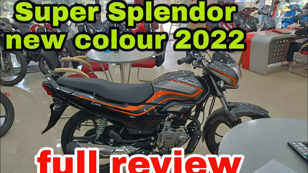 2022 new Super Splendor new colour features update full review - YouTube