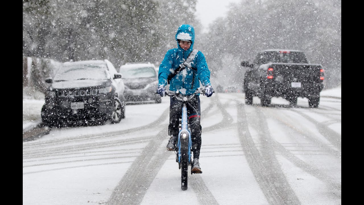 Austin Texas Record Snowfall 2021 8 Inches of Snow and 8 Degrees Happii ...