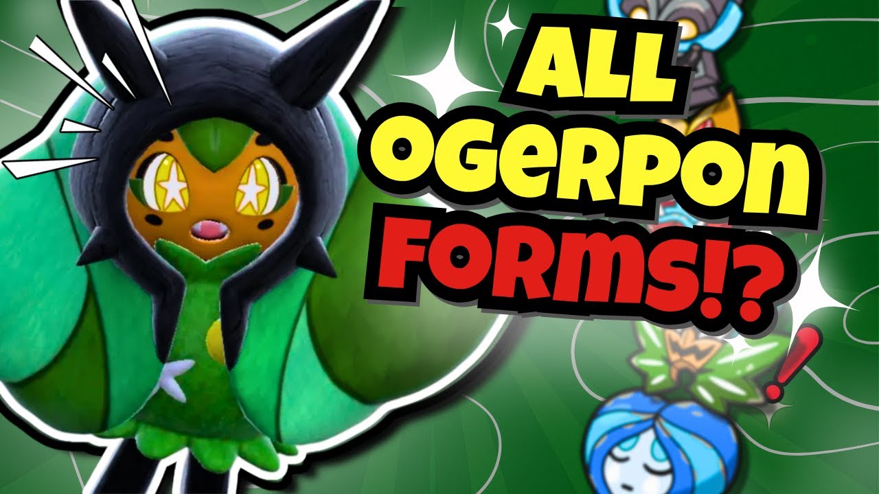How to Get ALL Ogerpon Forms in Pokemon Scarlet Violet! - YouTube