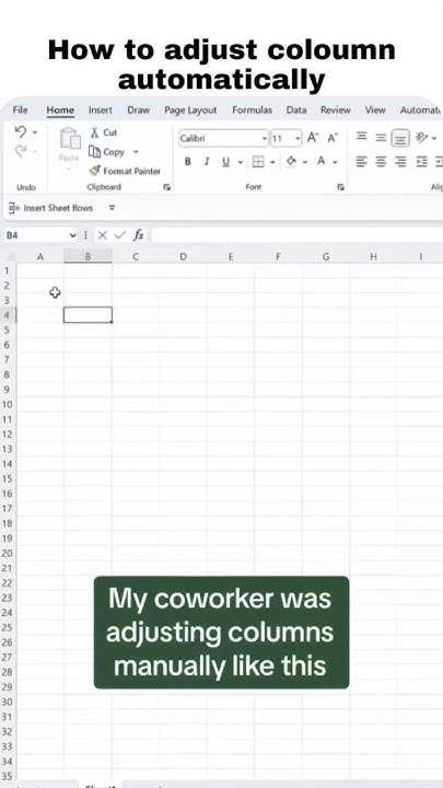 How to adjust column automatically | Excel #excelformula #excel #exceltips #learnexcel - YouTube