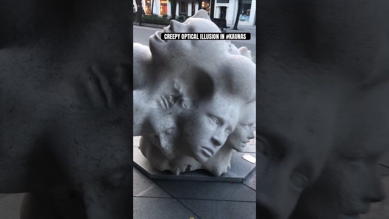 Creepy Optical Illusion #kaunastic #theatre #illusion - YouTube