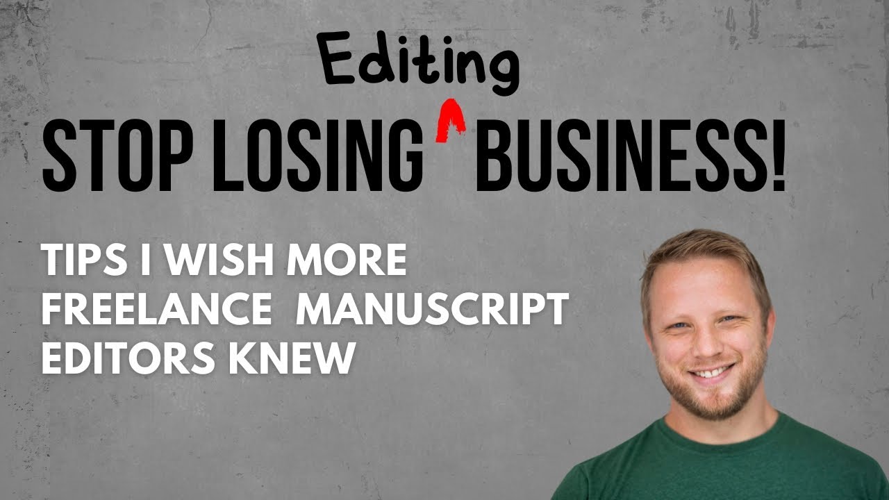What I wish more manuscript editors knew. (From a Publisher) - YouTube
