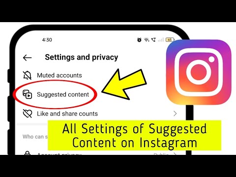 All Settings of Suggested Content on Instagram - YouTube