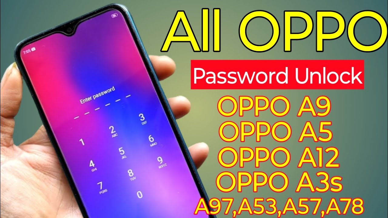 All Oppo Reset Password How to fix forgot lockscreen Password Any oppo ...