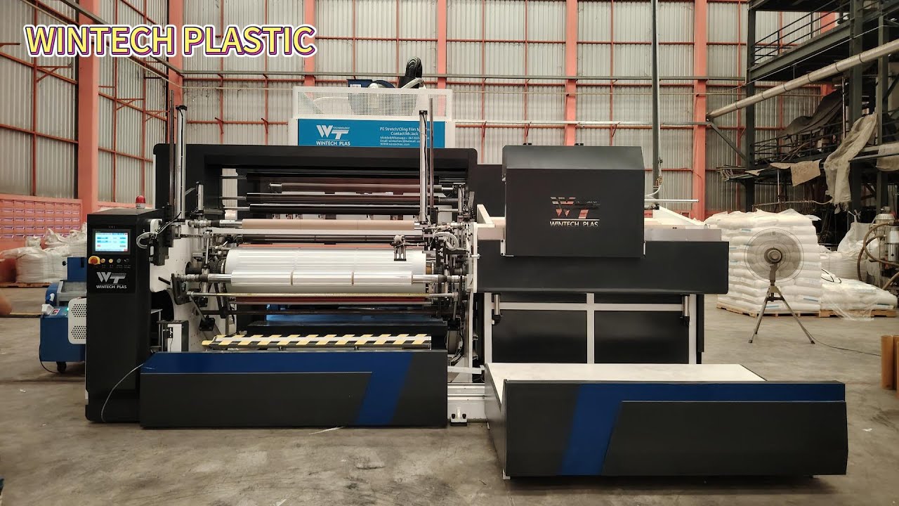 5 Layer Cast PE Stretch Film Making Machine, PE Stretch Film Machine ...