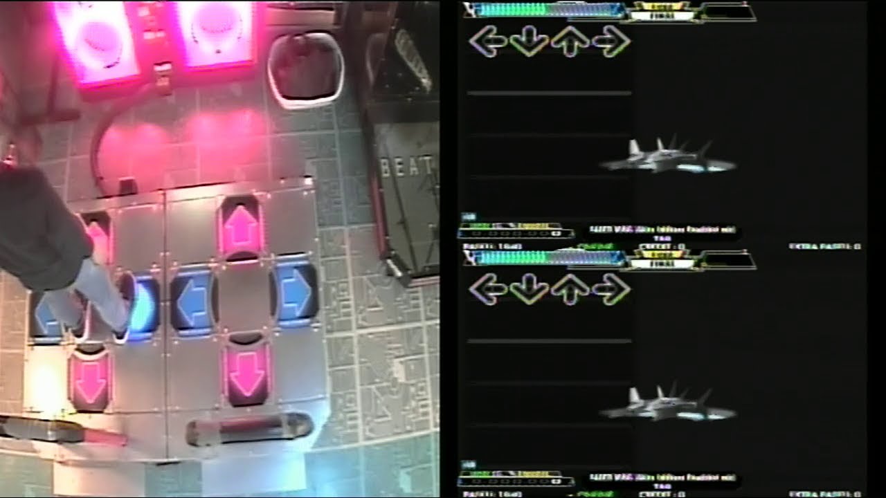 [DDR A] SABER WING (Akira Ishihara Headshot mix) ESP 足15(上視点付き) - YouTube