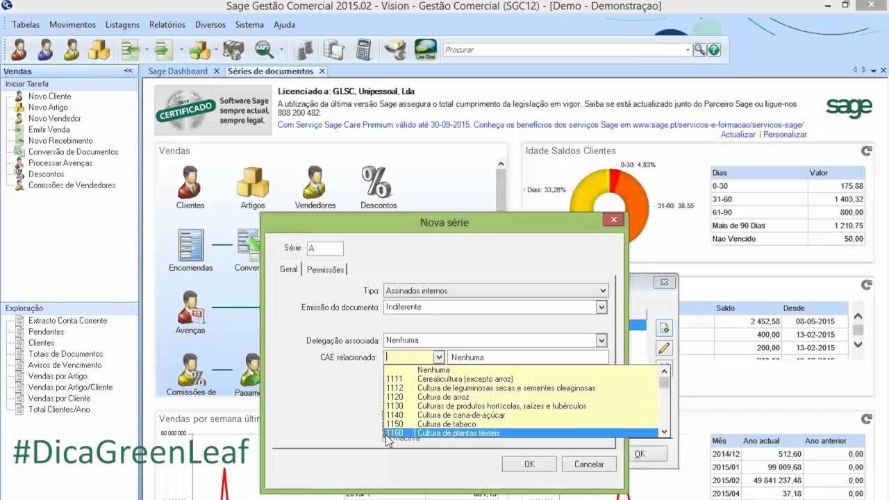 Como criar uma nova série no Sage Gestão Comercial e Sage Retail - YouTube