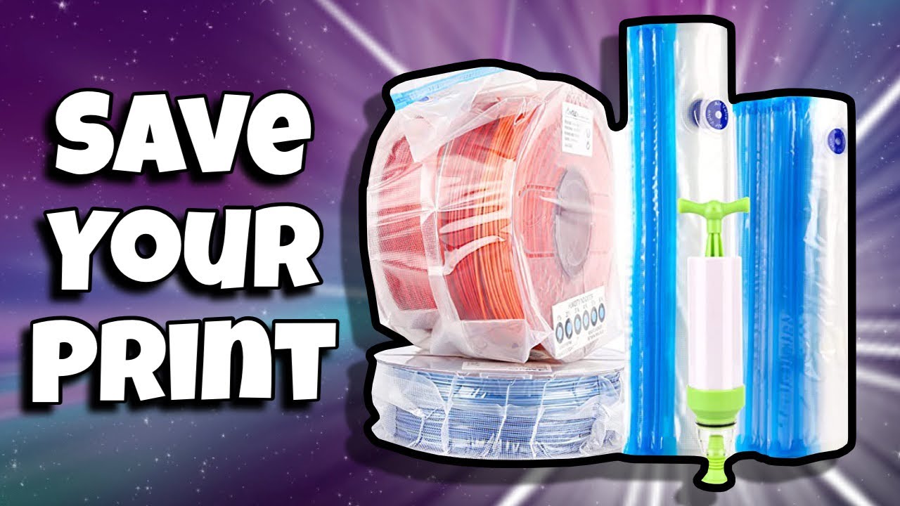 3D Filament Storage Bag Vacuum Kit: Review - YouTube