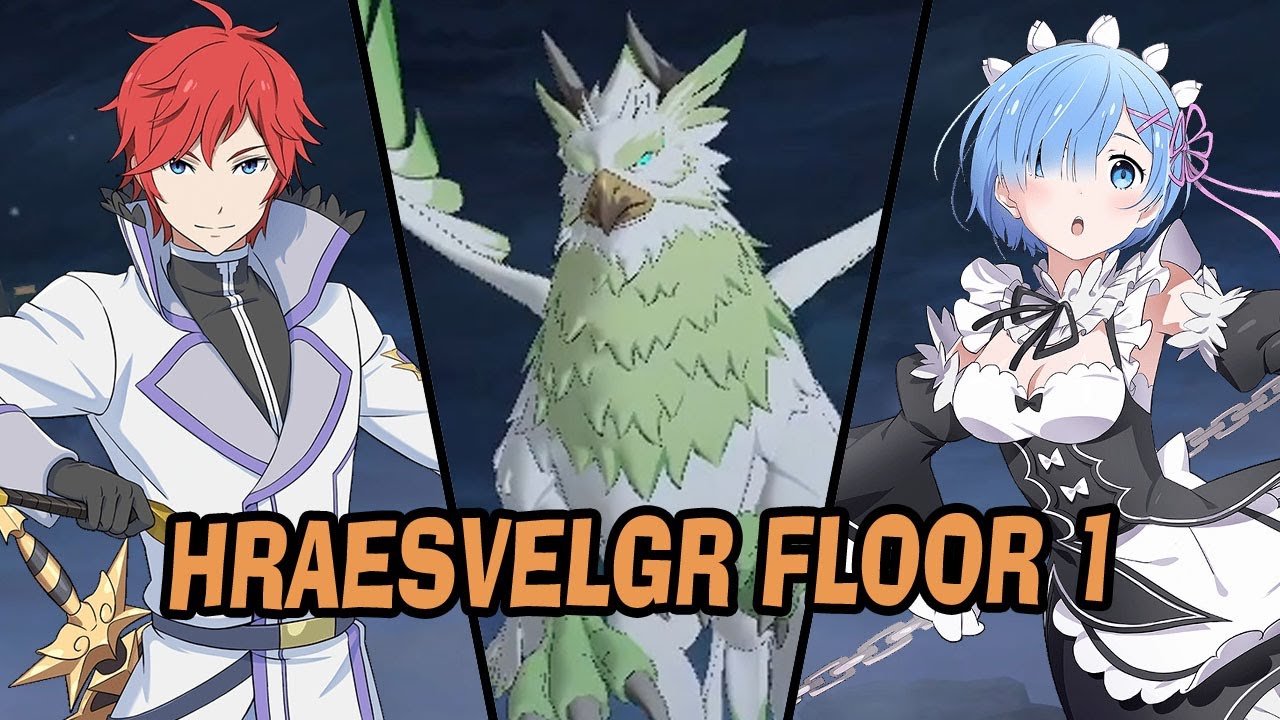 Reinhard & Rem Kill Bird (Hraesvelgr) Floor 1 - Seven Deadly Sins Grand Cross - YouTube