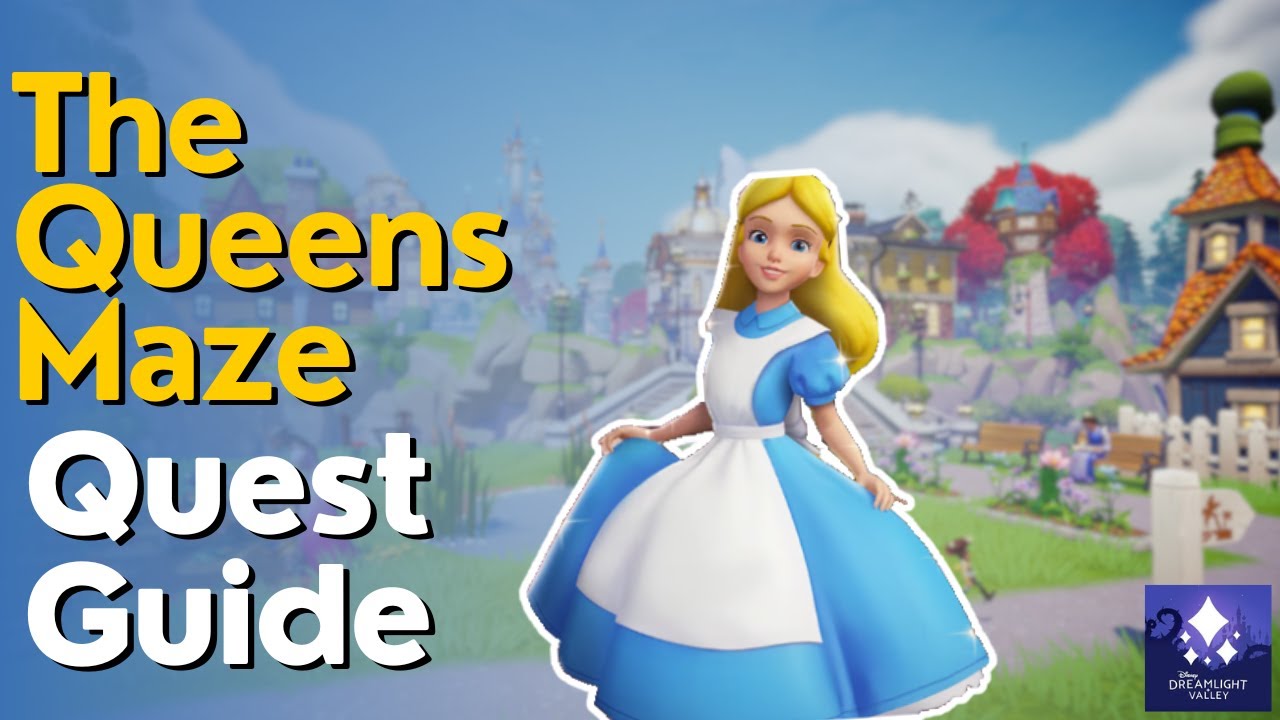 The Queens Maze Quest Guide in Disney Dreamlight Valley - YouTube