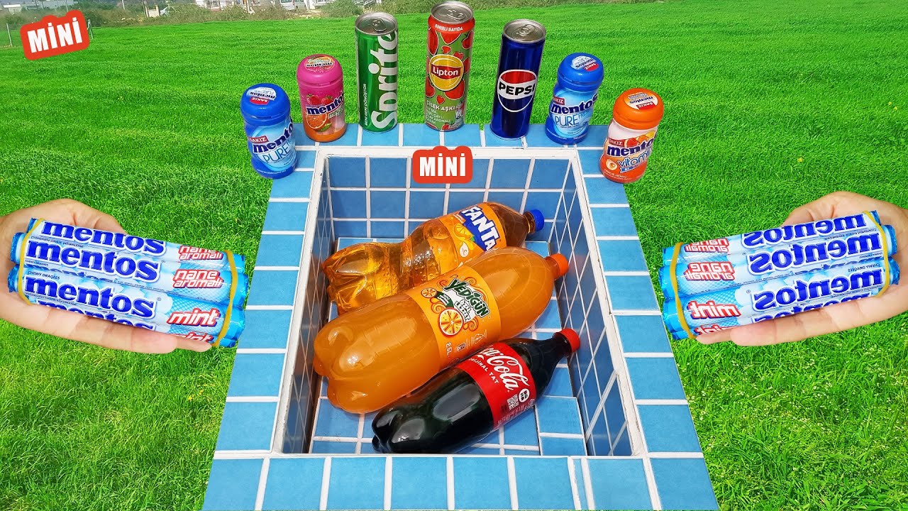 Big Fanta, Coca Cola, Yedigün VS Popular Sodas !!! Sprite, Lipton ...
