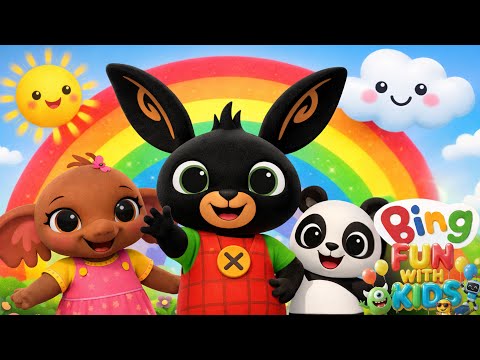 Gökkuşağı Şarkısı 🌈 | Bing ve Arkadaşları Şarkı Söylüyor | Çocuk Şarkıları
