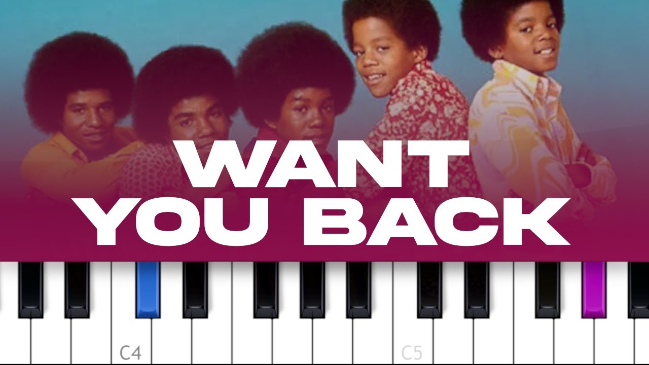 Jackson 5 - Want You Back (piano tutorial) - YouTube