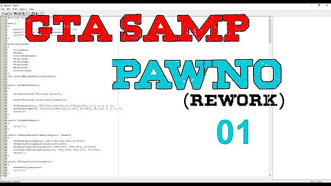 Gta Samp Pawno scripting (Reworked) - YouTube