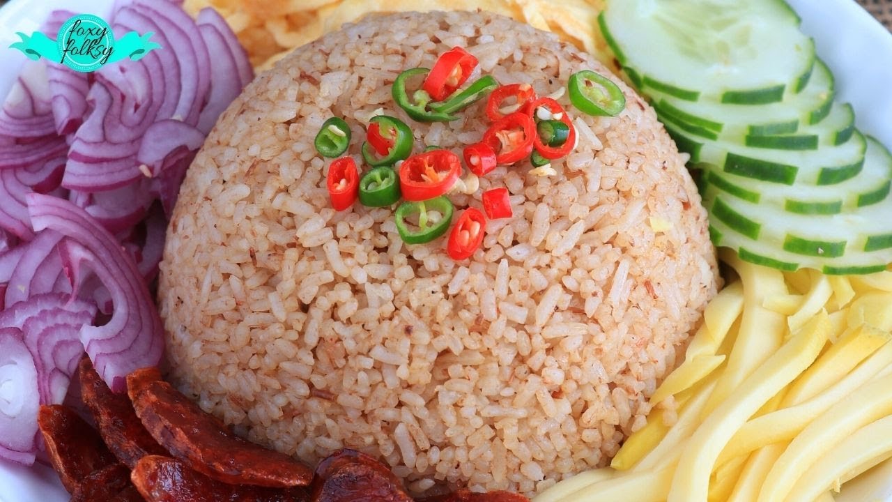 SPECIAL BAGOONG RICE (THAI FRIED RICE WITH SHRIMP PASTE) - YouTube