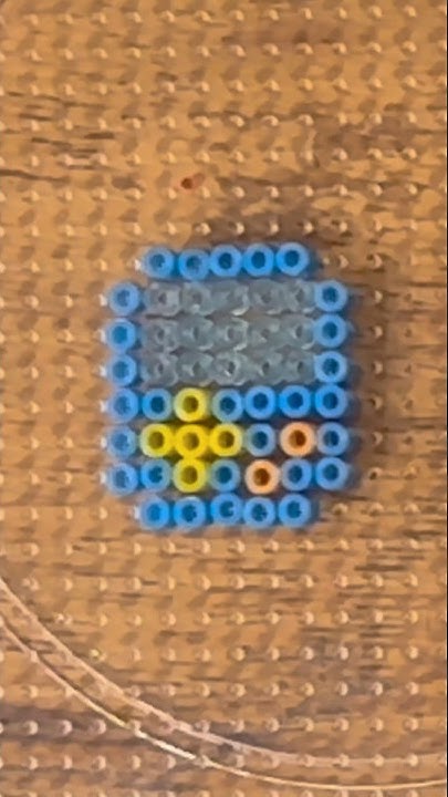 DIY Video Game Console Fuse Bead Easy Craft Ideas Tutorial - Mini Blue ...