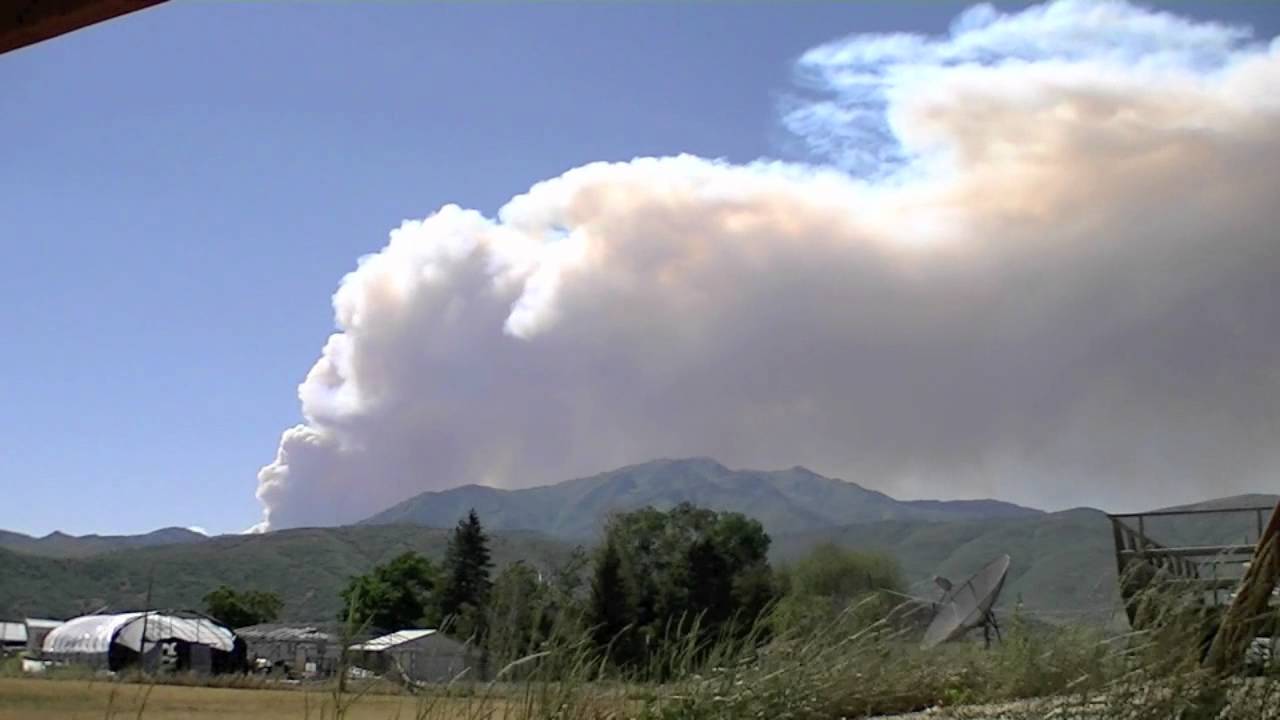 Time Lapse of Alpine Quail Fire in Utah - YouTube