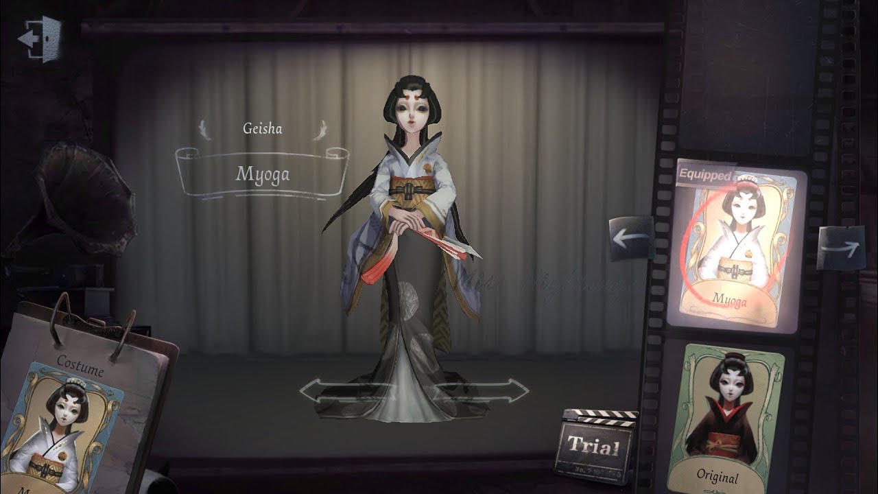 Identity V | Geisha B Tier Skin "Myoga" Gameplay! - YouTube