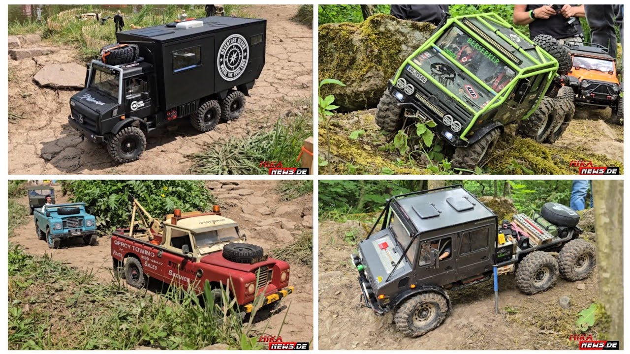 All Stars from Super Scale "RC Crawler & Scale Event - Unimog 6x6 ...