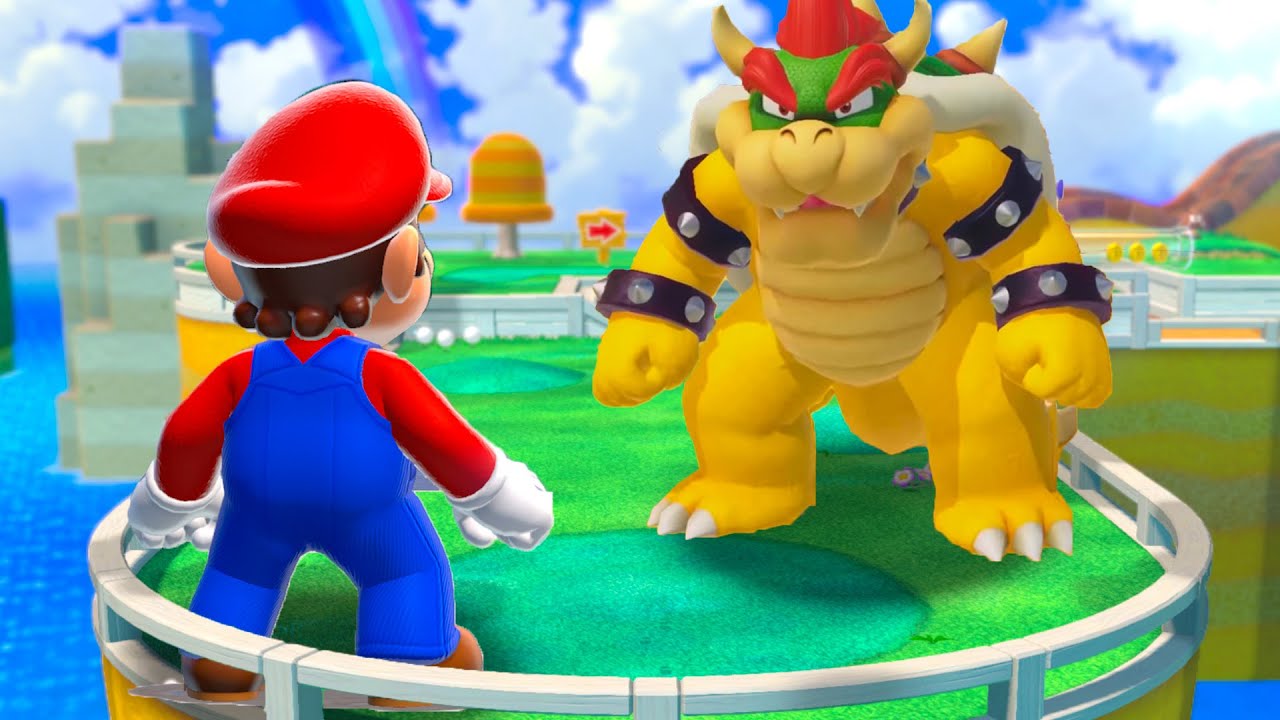 Can Giga Mario Defeat Giga Bowser in Super Mario 3D World? - YouTube