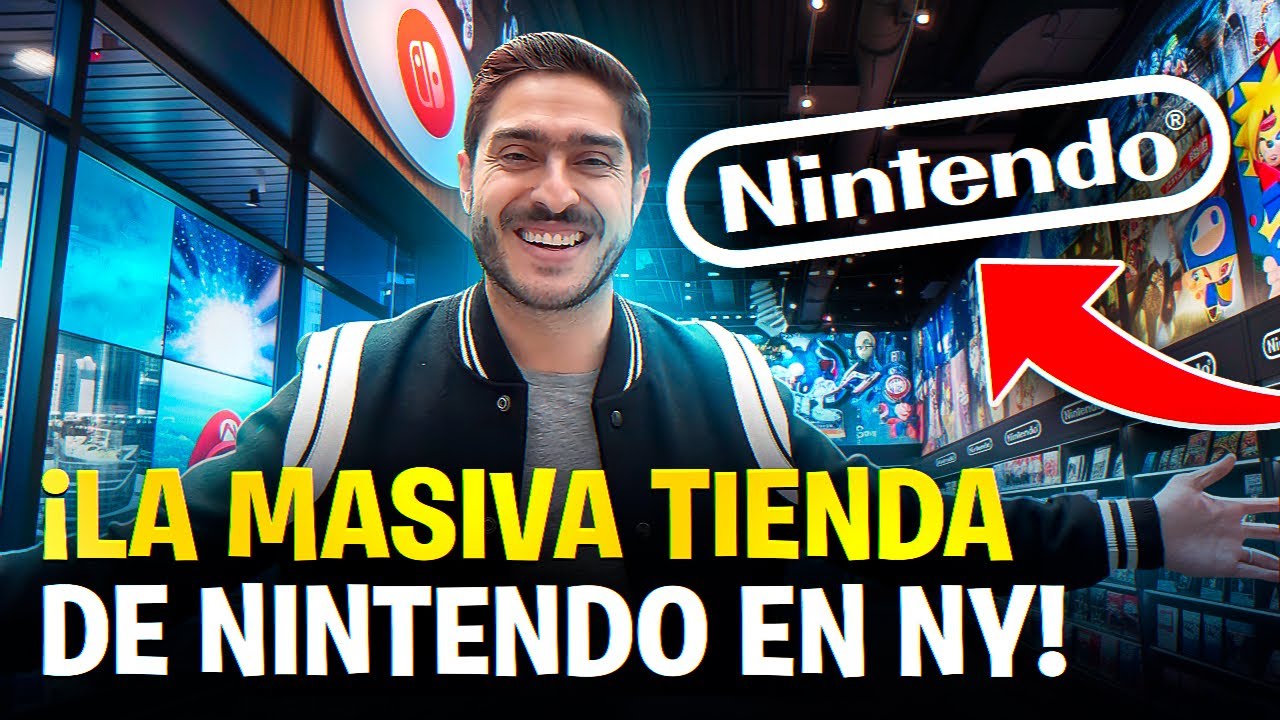La IMPRESIONANTE Tienda de Nintendo en Nueva York - YouTube