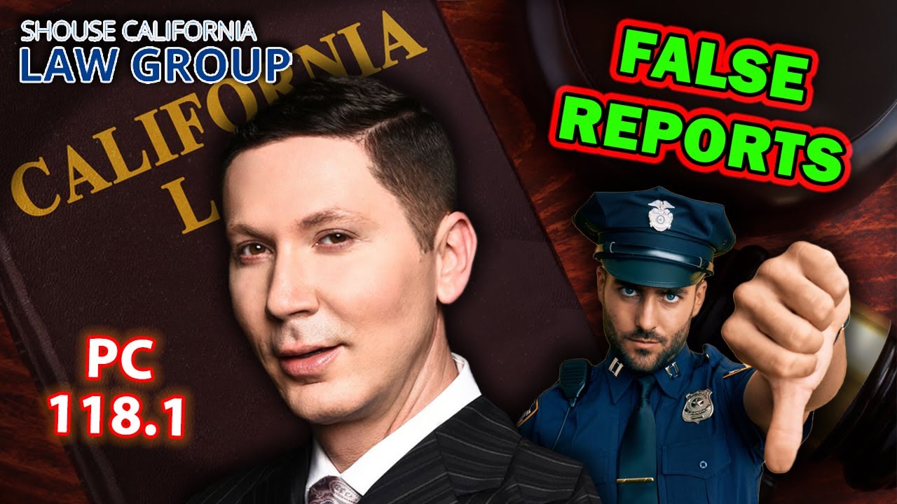 California Penal Code 118 1 PC Police Filing False Reports YouTube california-penal-code-118-1-pc-police-filing-false-reports-youtube