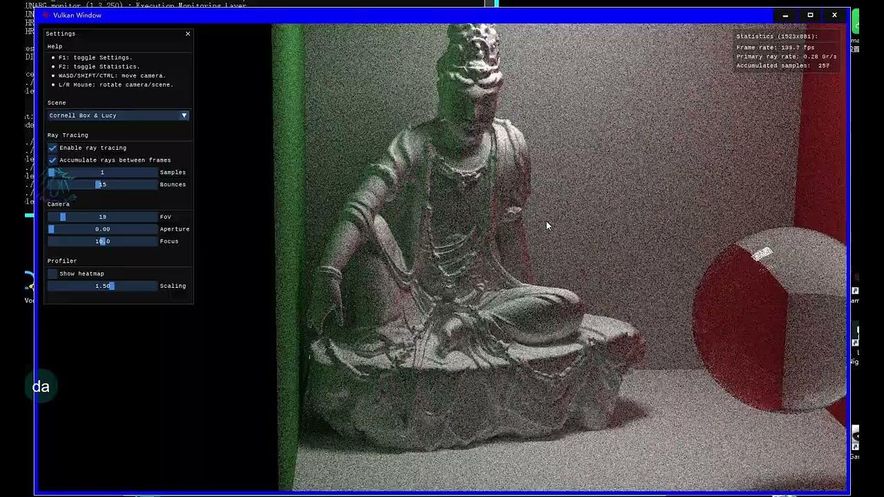 vulkan(real time raytrace) - YouTube