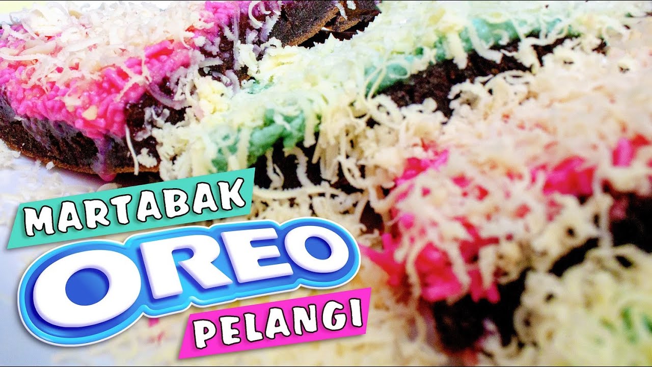 Cara Mudah Membuat Martabak Oreo Pelangi ! - YouTube