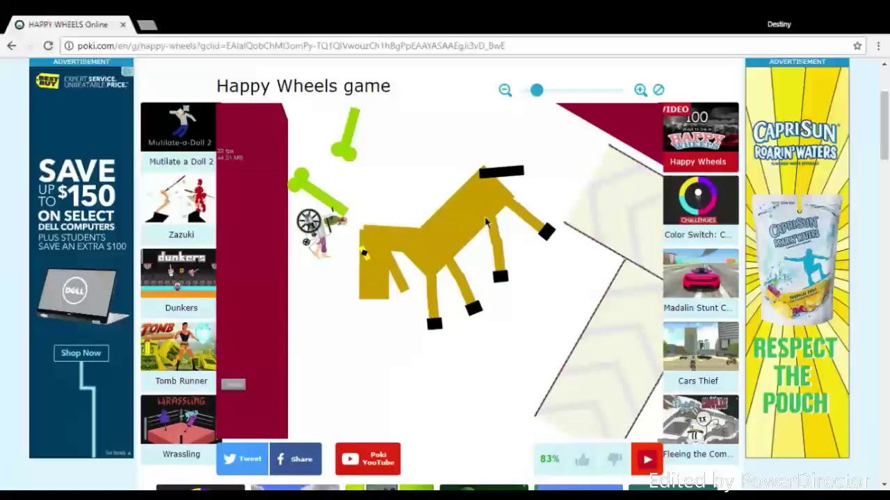 Happy wheels gameplay - YouTube