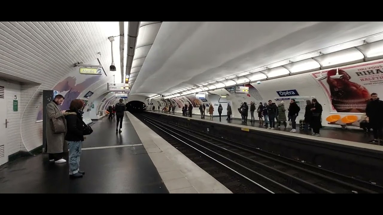PARIS : Opera Station (One of The Best Station at Paris) . January 2023 ...