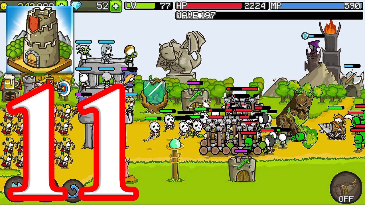 Grow Castle! - Gameplay Walkthrough Episode 11 (iOS, Android) - YouTube