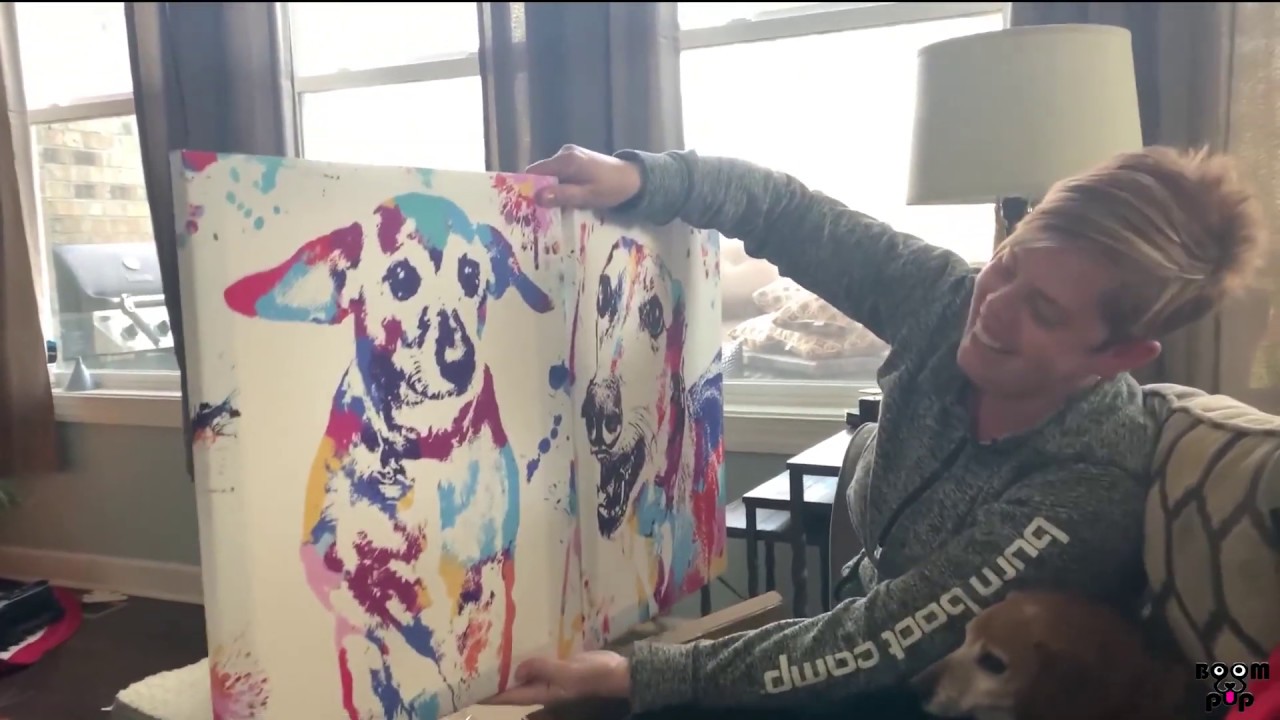 Pet Owners are going Crazy Over BoomPup Custom Splatter Painting - YouTube