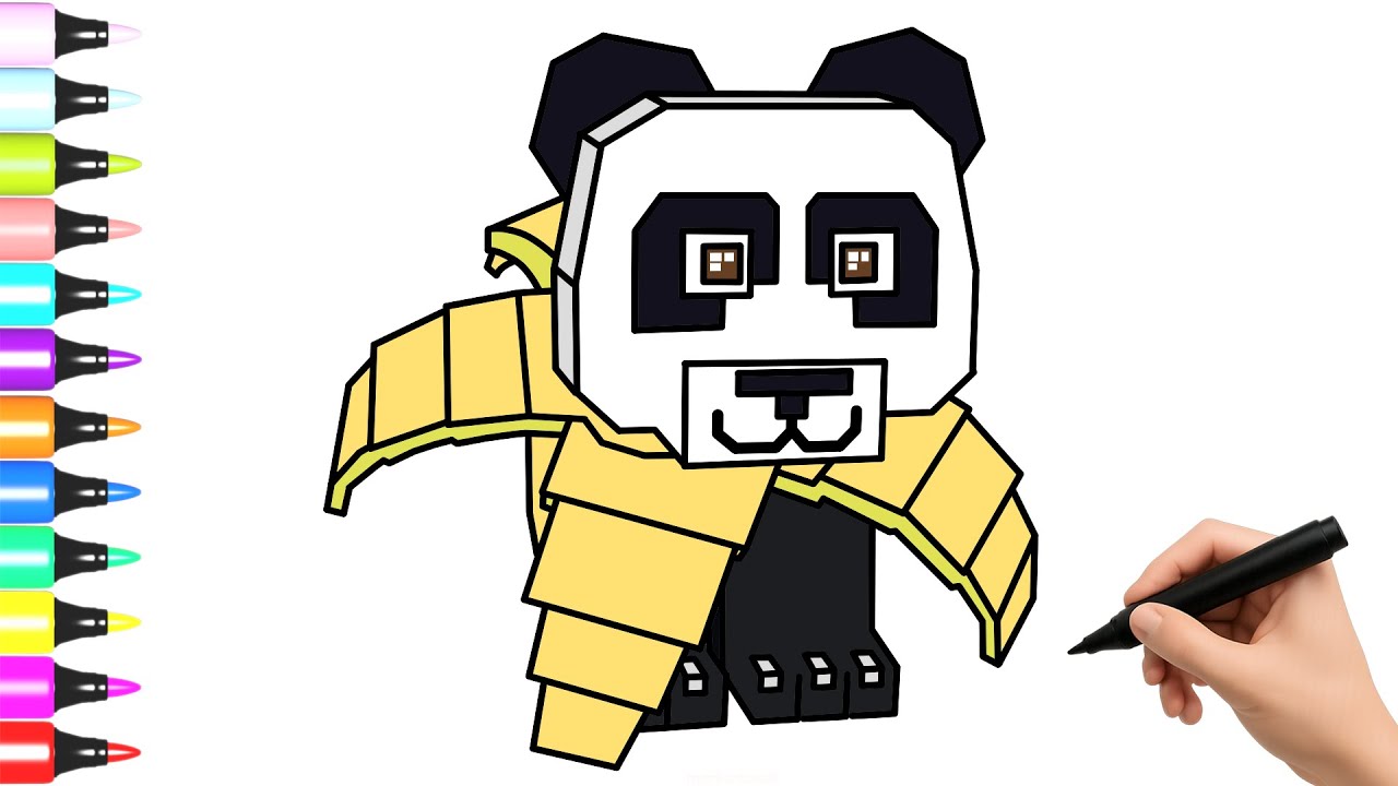 Como Dibujar a Pandaccini Bananini! Steal a Brainrot ROBLOX - YouTube