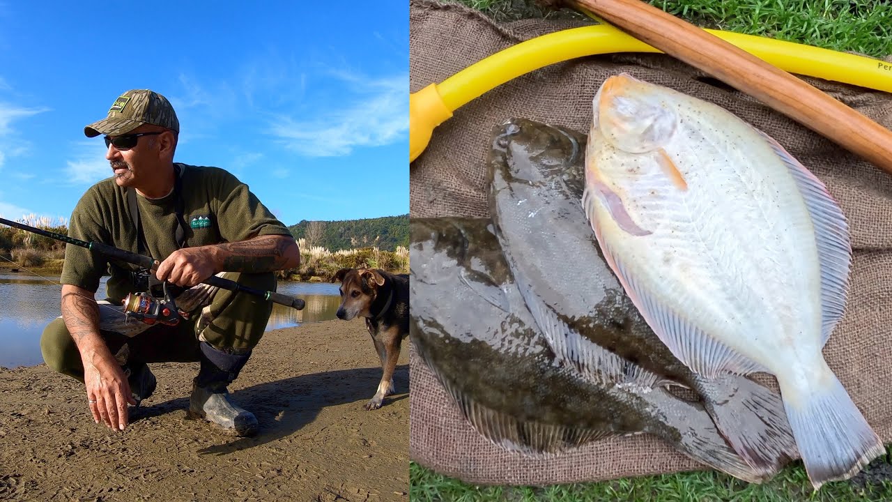 Fishing | Spearing Flounder Catch & Cook - YouTube