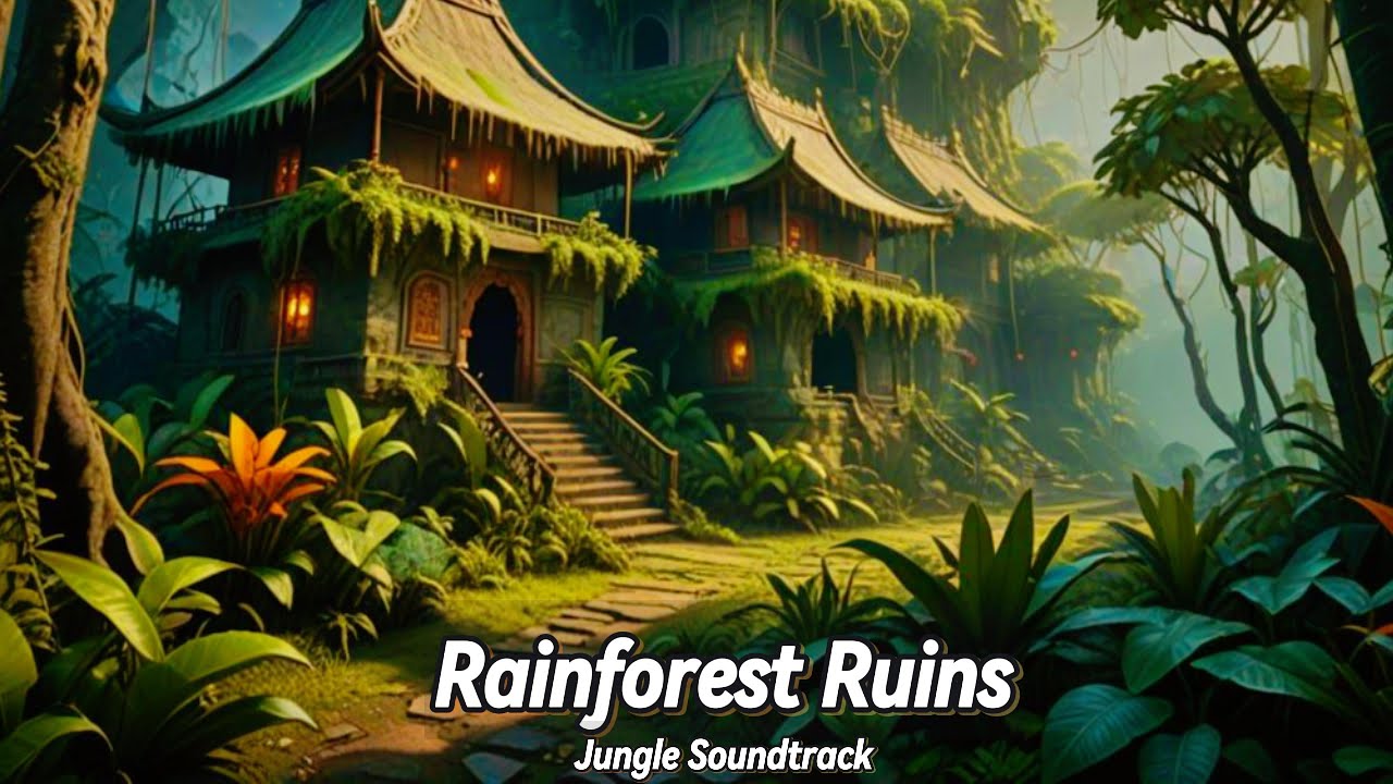 Rainforest Ruins | Dark Jungle Soundtrack | 30 min. #Soundrack # ...