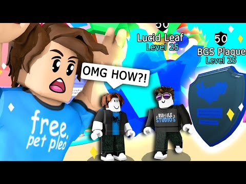 This BEGGAR Has SHINY SECRET Pets! In BubbleGum Simulator (Roblox)