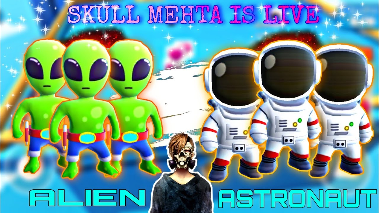 Stumble Guys Livestream 😎 || Alien 👽 Vs Astronaut Mini War - YouTube