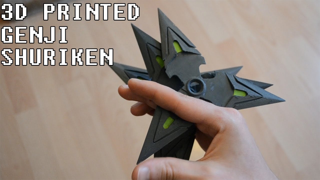 3D Printed Genji Shuriken - YouTube