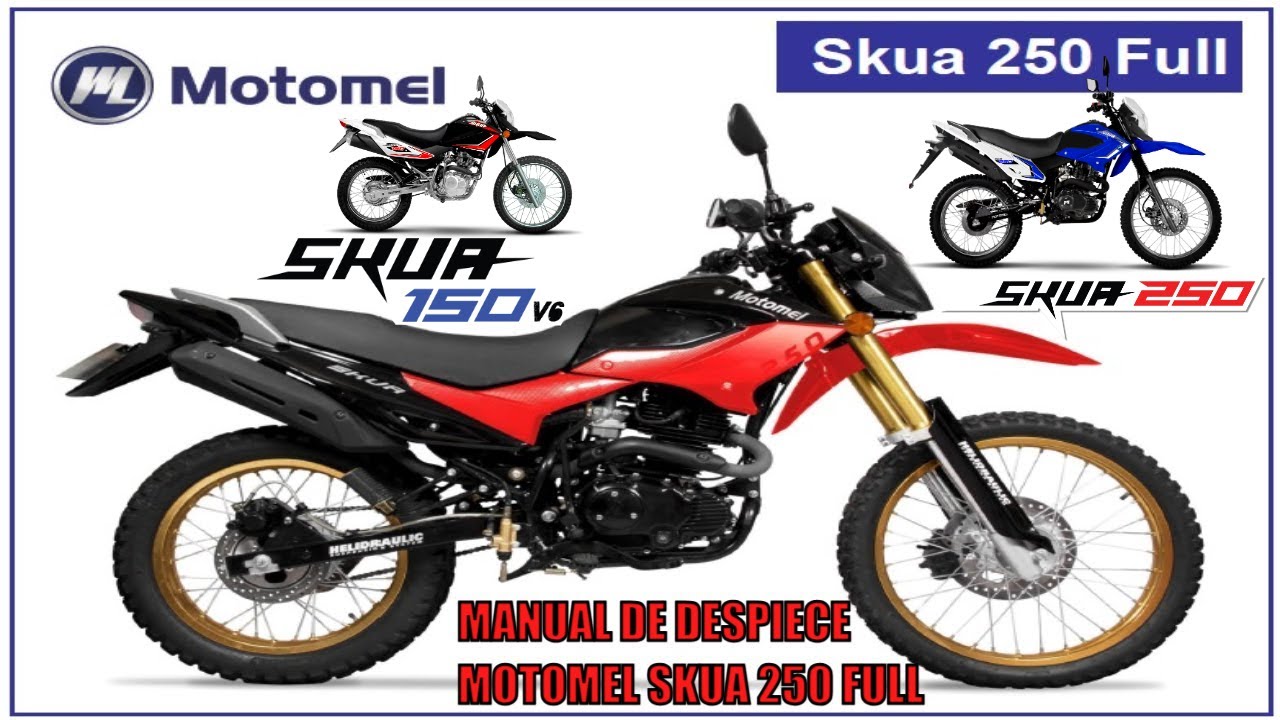 manual de despiece motomel skua 250 full - YouTube