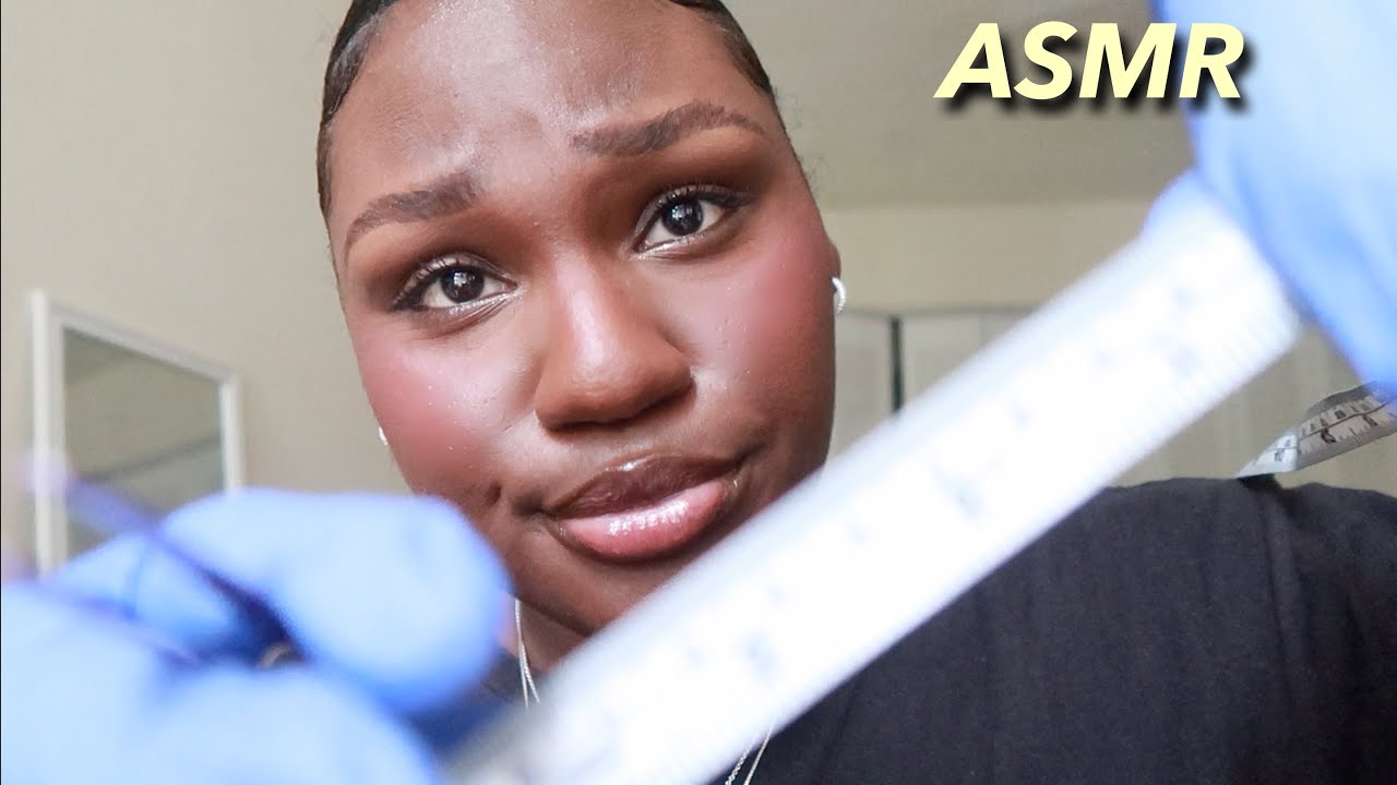 ASMR | Face Inspection!! [light triggers, inaudible whispers etc ...