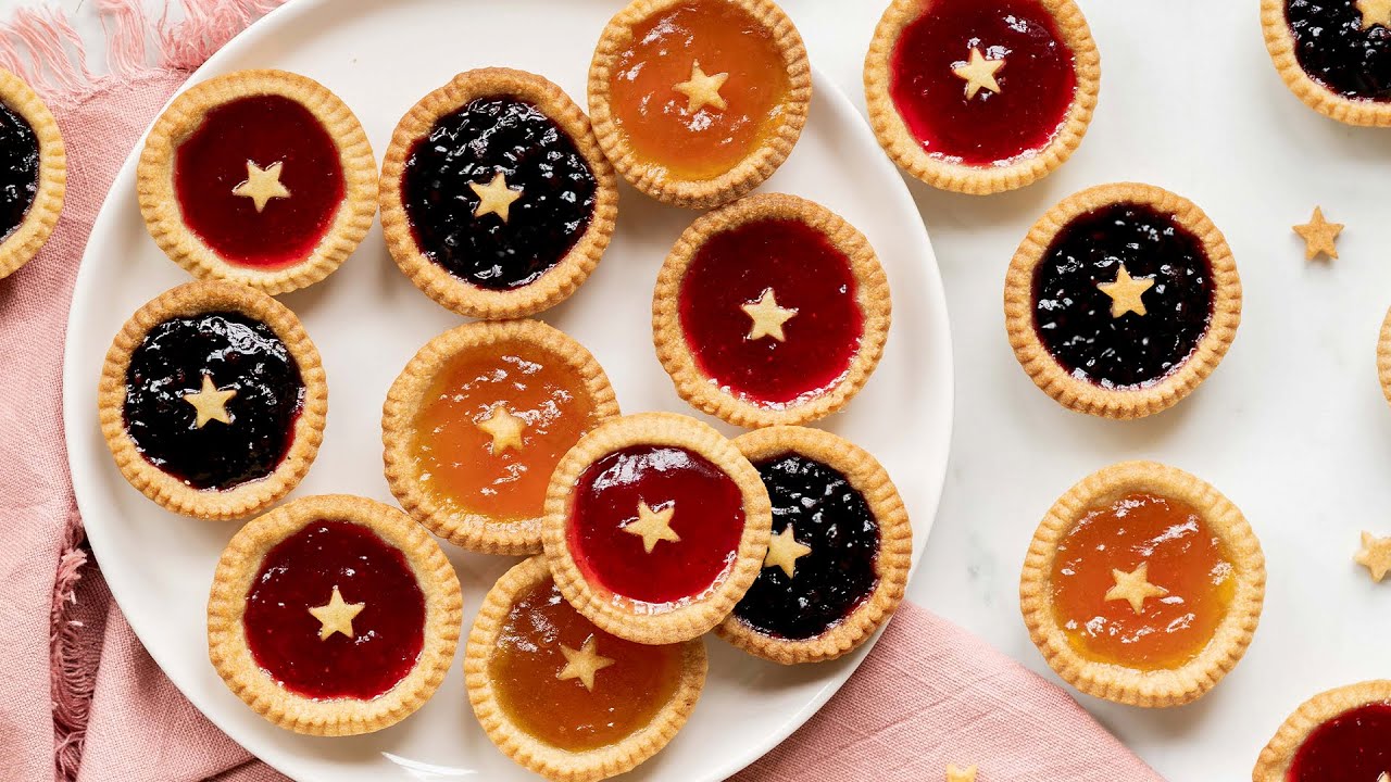 How to Make Mini Jam Tarts With Shortcrust Pastry | Super Easy - YouTube