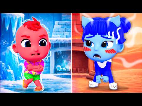 Hot vs. Cold Challenge + More Tinytots Nursery Rhymes & Kids Songs