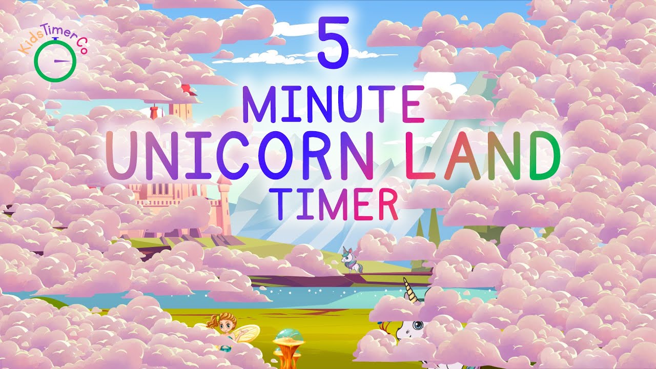5 Minute Unicorn Timer - Kids Visual Timer - YouTube